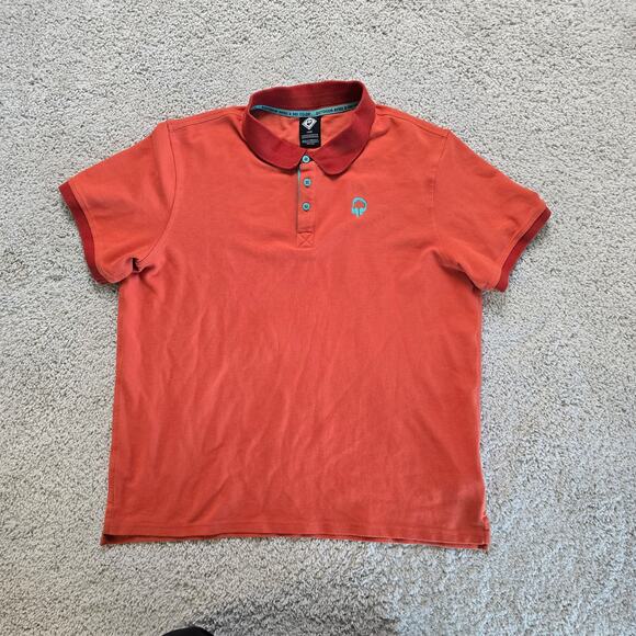 REI | Shirts | Rei Coop X Outdoor Afro Orange Polo Collab Large Hiking ...